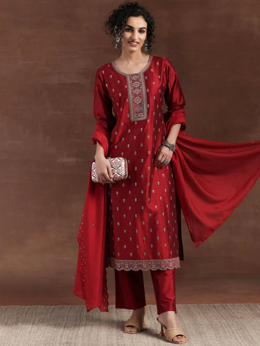 Buy Red Kurta Sets For Women Online at the Best Price | Libas