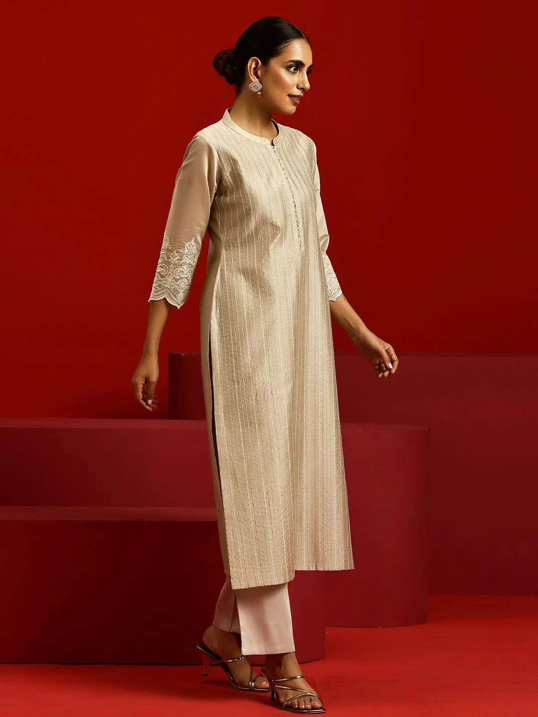 Chanderi Suits - Buy Chanderi Suits for Women Online | Libas