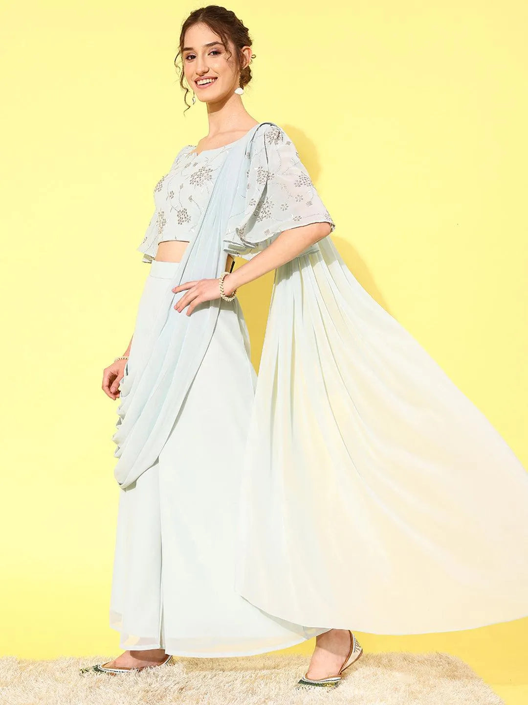 Buy Indo Western Sarees for Women Online in India | Libas
