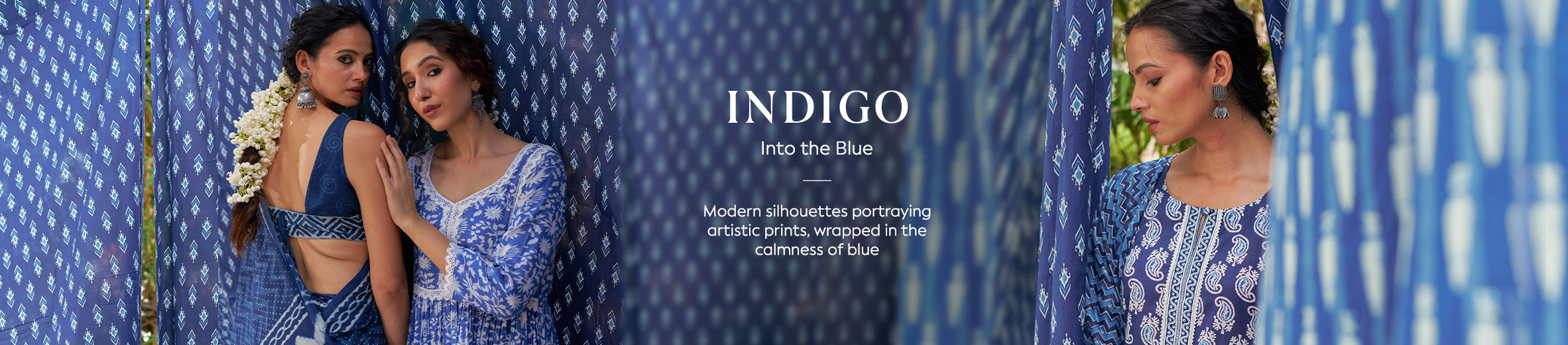 Indigo Collection - Buy Indigo Colour Dresses Online in India | Libas