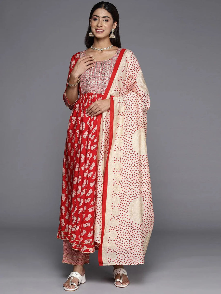 Buy Red Kurta Sets For Women Online at the Best Price | Libas